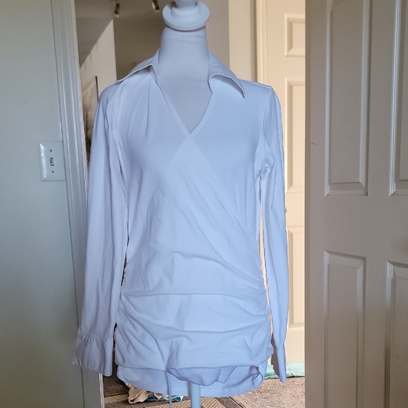 CAbi | Tops | Cabi Fauxwrap Blouse | Poshmark